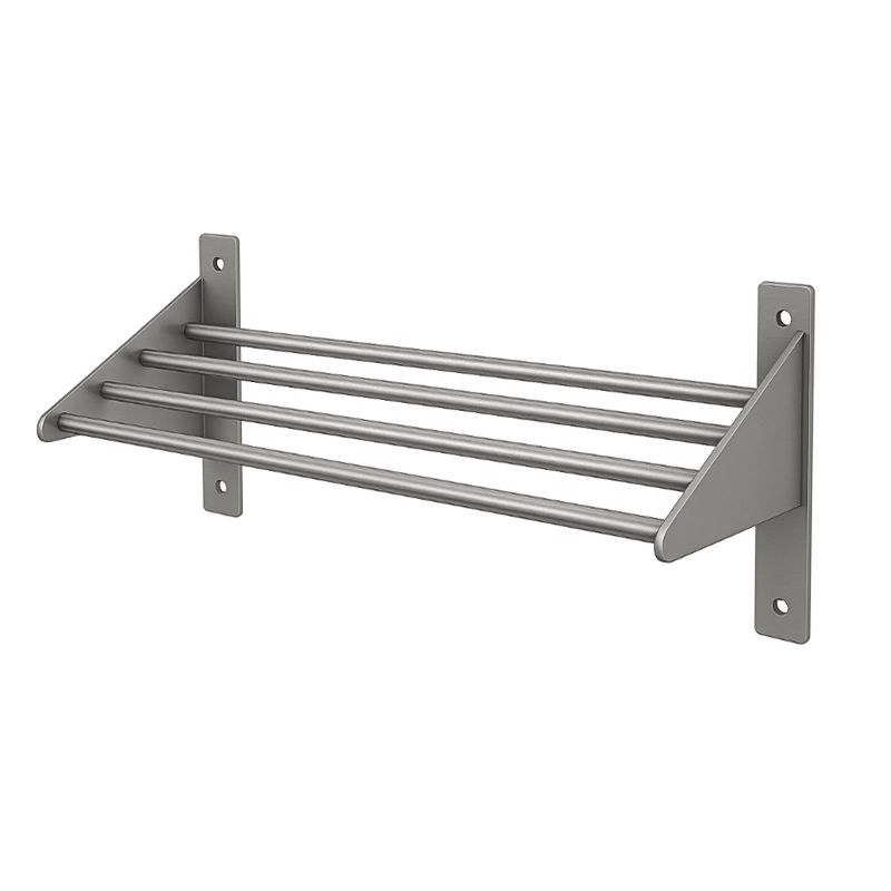 Stainless Steel Wall Rod Rack - Stella Metal